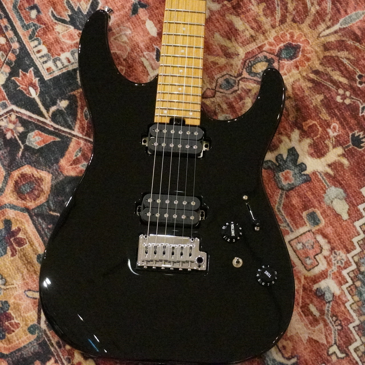 Charvel Pro-Mod DK24 HH 2PT CM Gloss Black【2025年製】（新品特価/送料無料）【楽器検索デジマート】