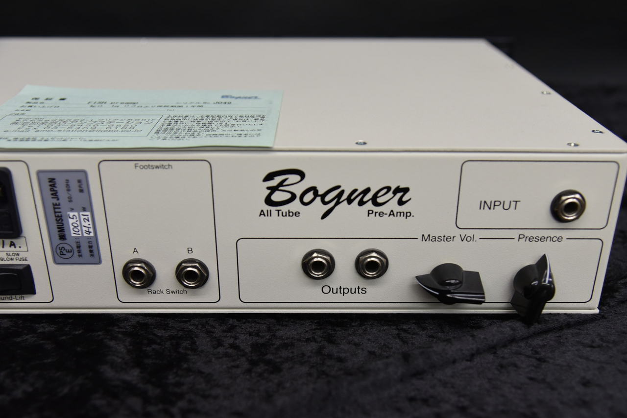Bogner FISH / All Tube Preamp BlackPanel 委託品 （中古）【楽器検索デジマート】