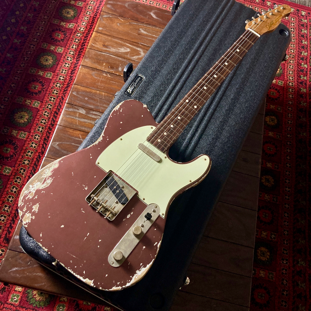 Xotic XTC-1 / Alder / Rose / Burgundy Mist Metallic Over Shoreline Gold ...