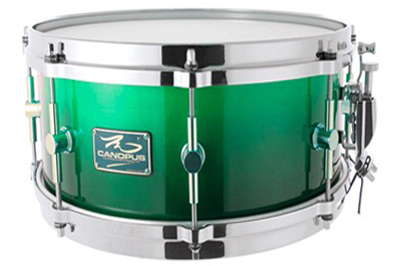 canopus The Maple 6.5x12 Snare Drum Emerald Fade LQ（新品/送料無料）【楽器検索デジマート】