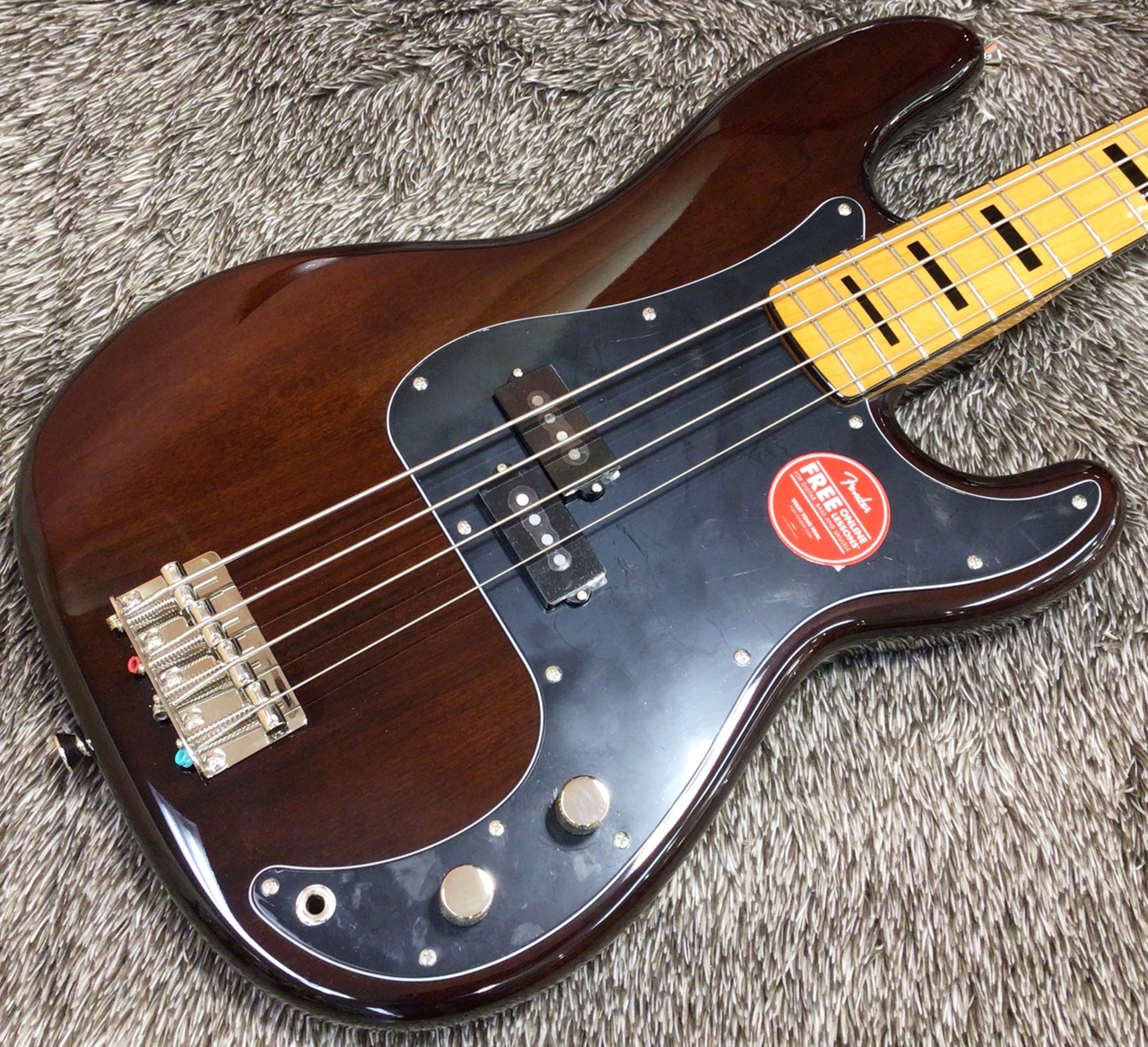 Squier by Fender Classic Vibe '70s Precision Bass, Maple Fingerboard, Walnut【ブロックinlay70'sPB】（新品 ...