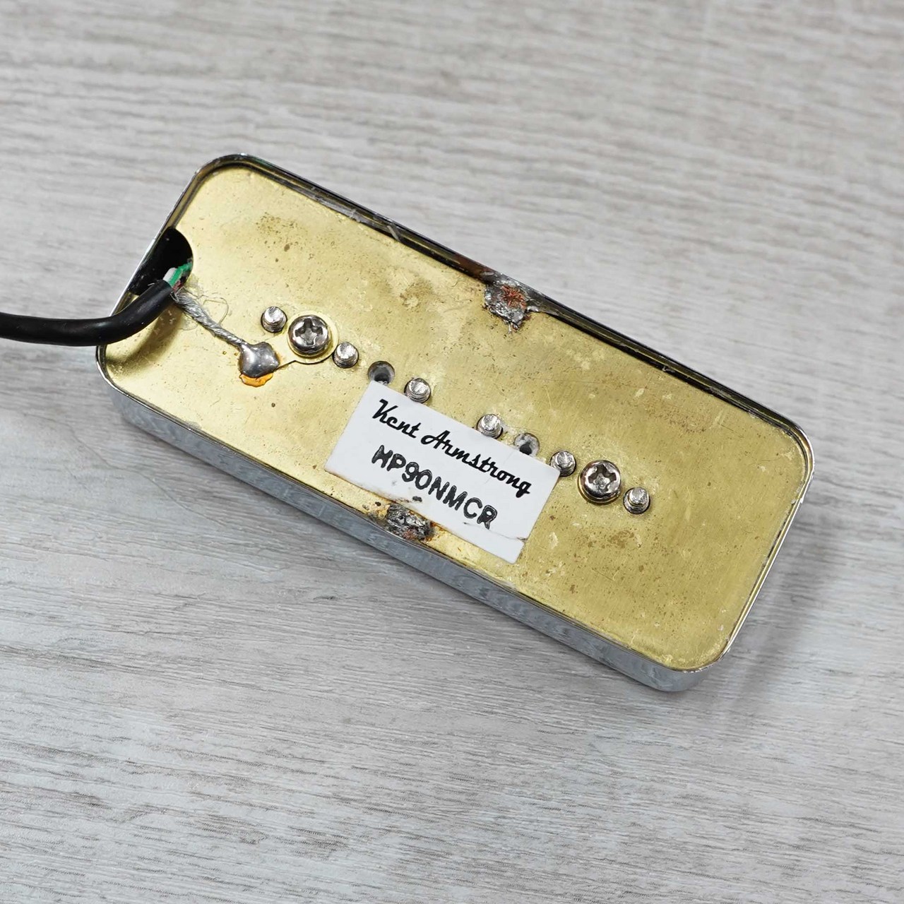 Kent Armstrong Stealth 90 Noiseless P90 pickup Chrome metal cover Set ...