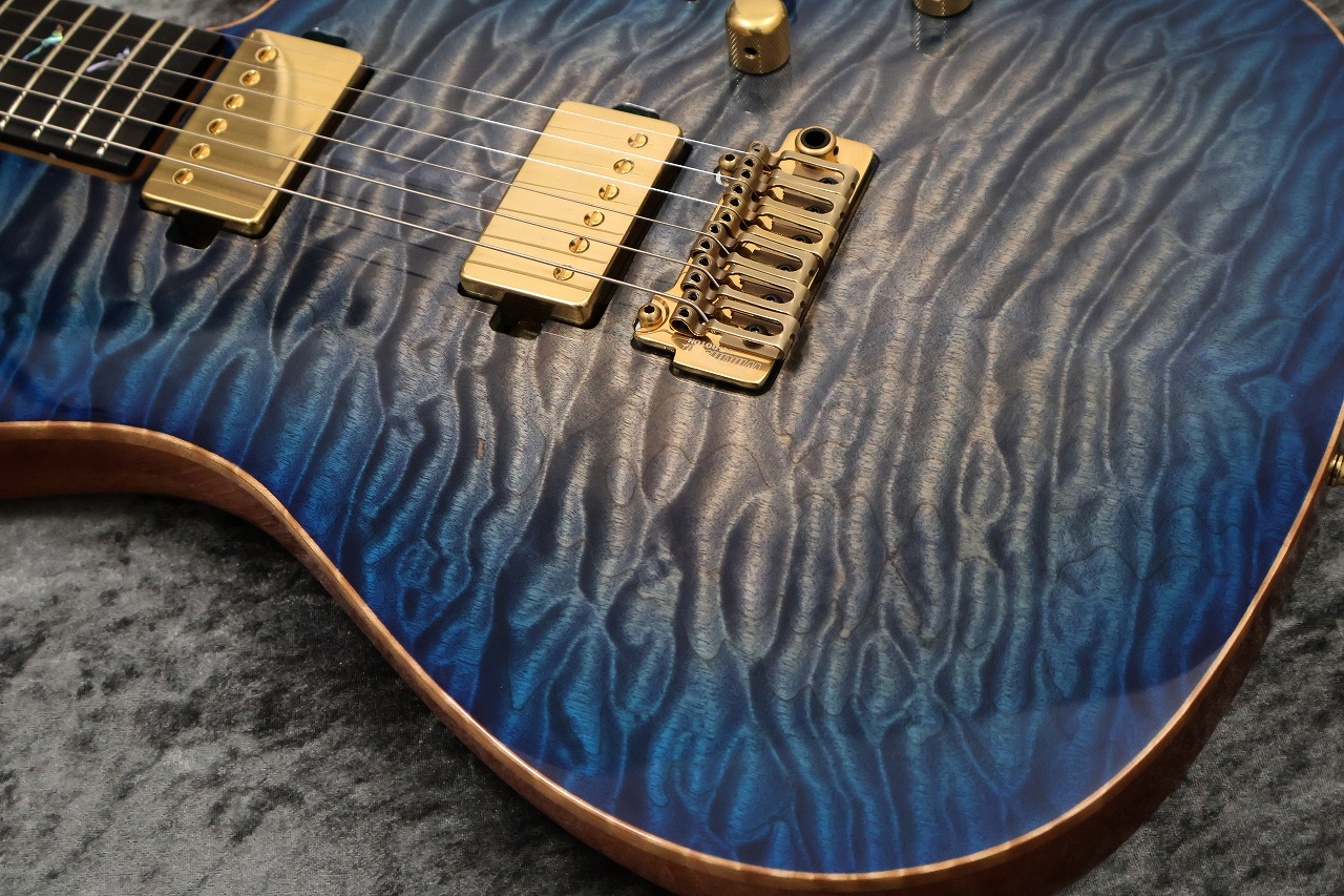 Sugi Custom Order DS496E 6A Quilt Maple/HM/F-Maho Dark See Through Blue #S250138 【現地選定材】（新品）【楽器 ...