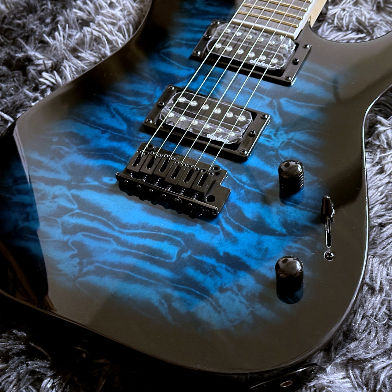 Jackson JS Series Dinky JS20 DKQ 2PT Transparent Blue Burst【WINTER ...