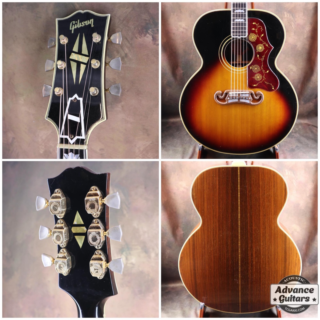 Gibson 1956 J-200 Custom with Super 400 Neck/Brazilian Rosewood Body ...