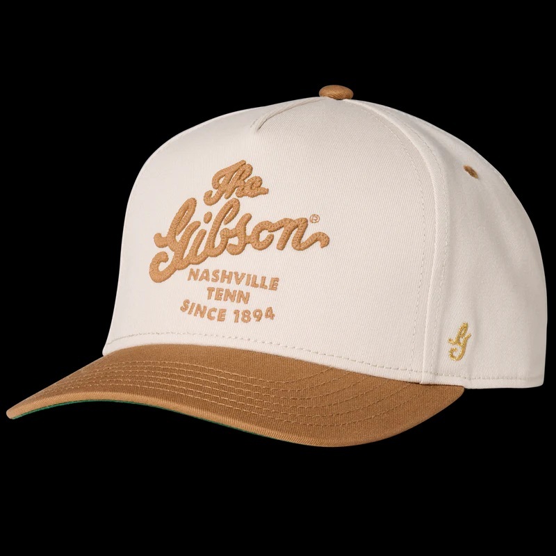 Gibson Script Logo Structured Snapback ~ Beige ~ / フリーサイズ [ハット] [GA ...