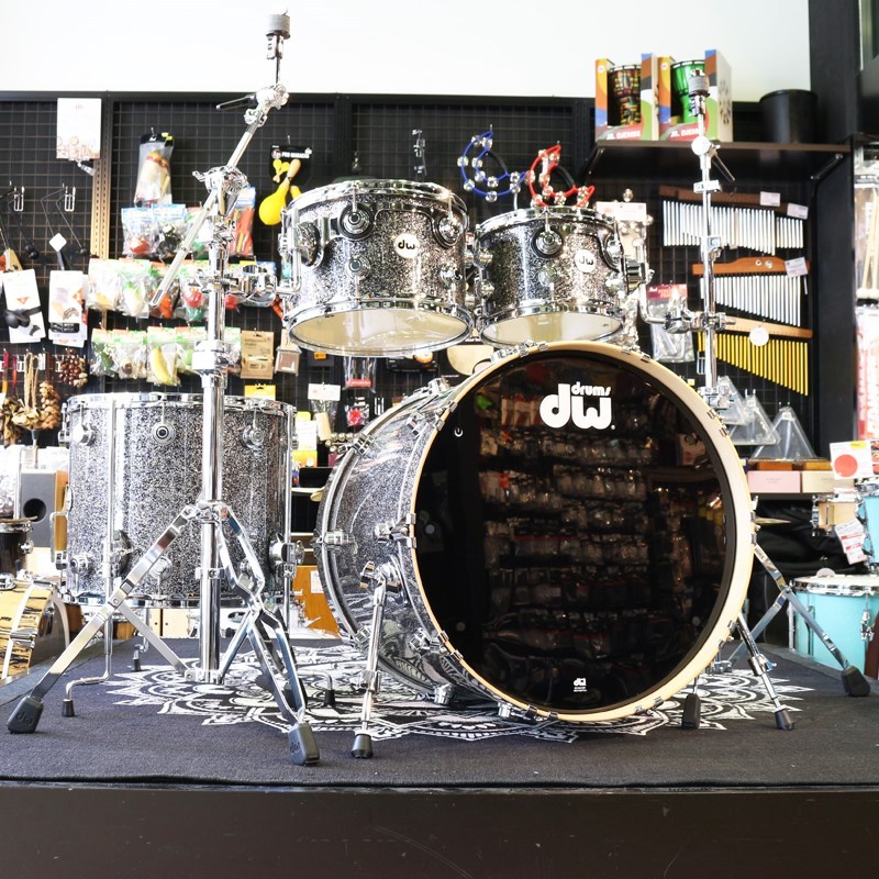 dw Collector's Pure Maple 4pc Drum Kit [BD22，FT16，TT12&10 / Black Galaxy]（新品/送料無料）【楽器検索デジマート】