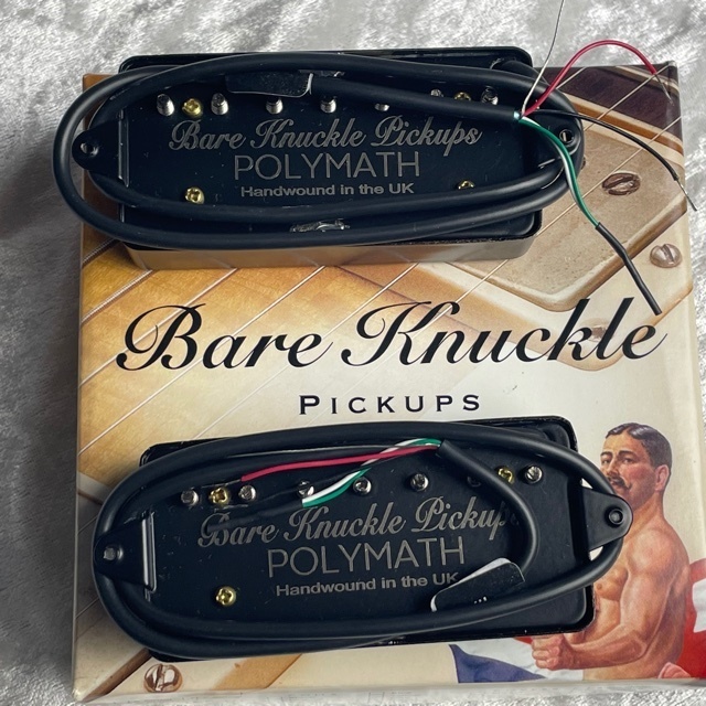 Bare Knuckle Pickups POLYMATH 7st Set Black Cover Polymath Etching【正規輸入品】（新品/送料無料）【楽器検索デジマート】