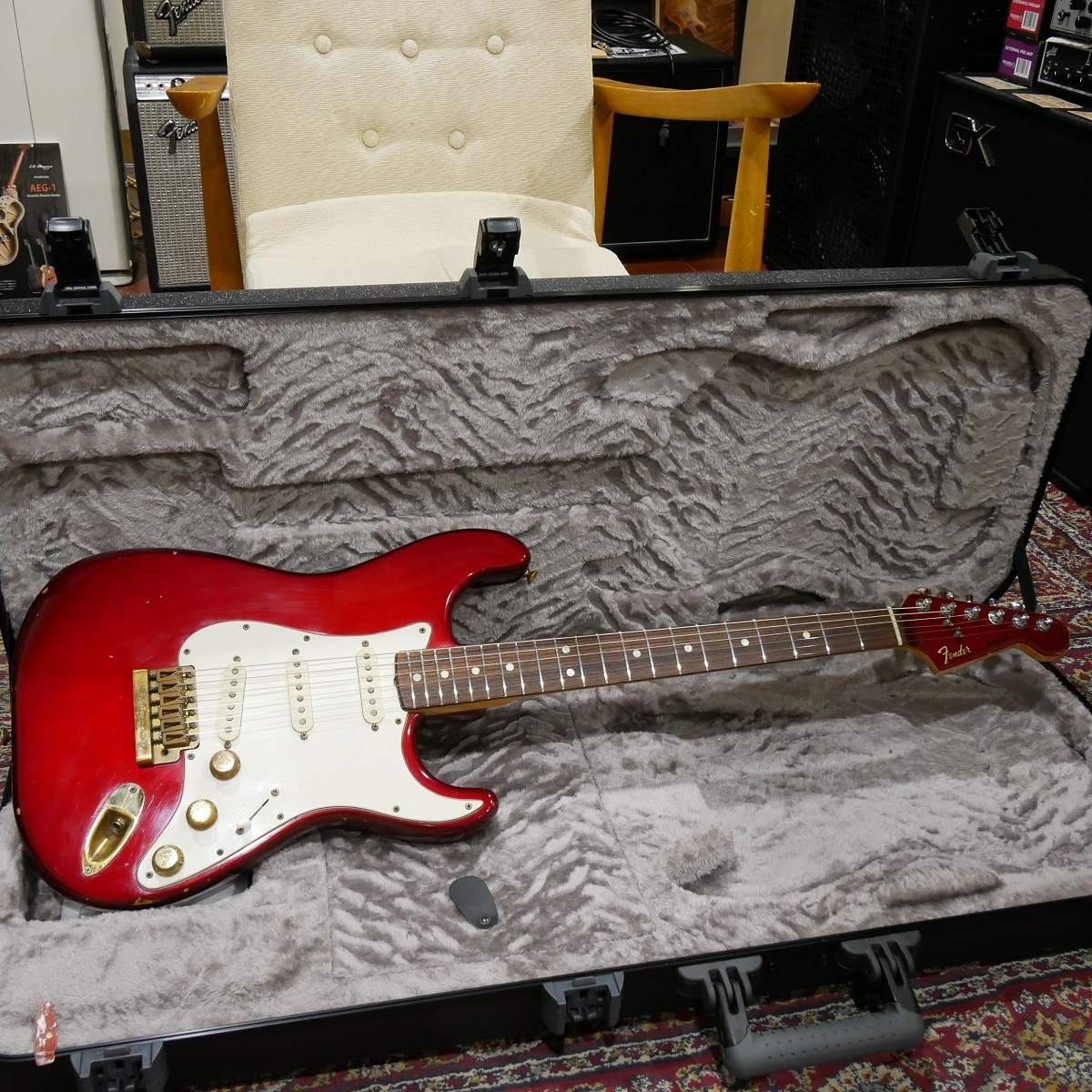 Fender The STRAT / Candy Apple Red Ash/ Rosewood（ビンテージ/送料無料）[デジマートSALE ...