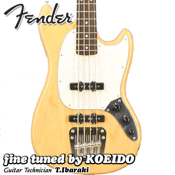 Fender Fender Chilli Beans. Maika Mustang Bass Aged Natural【小樽店】（新品）【楽器 ...