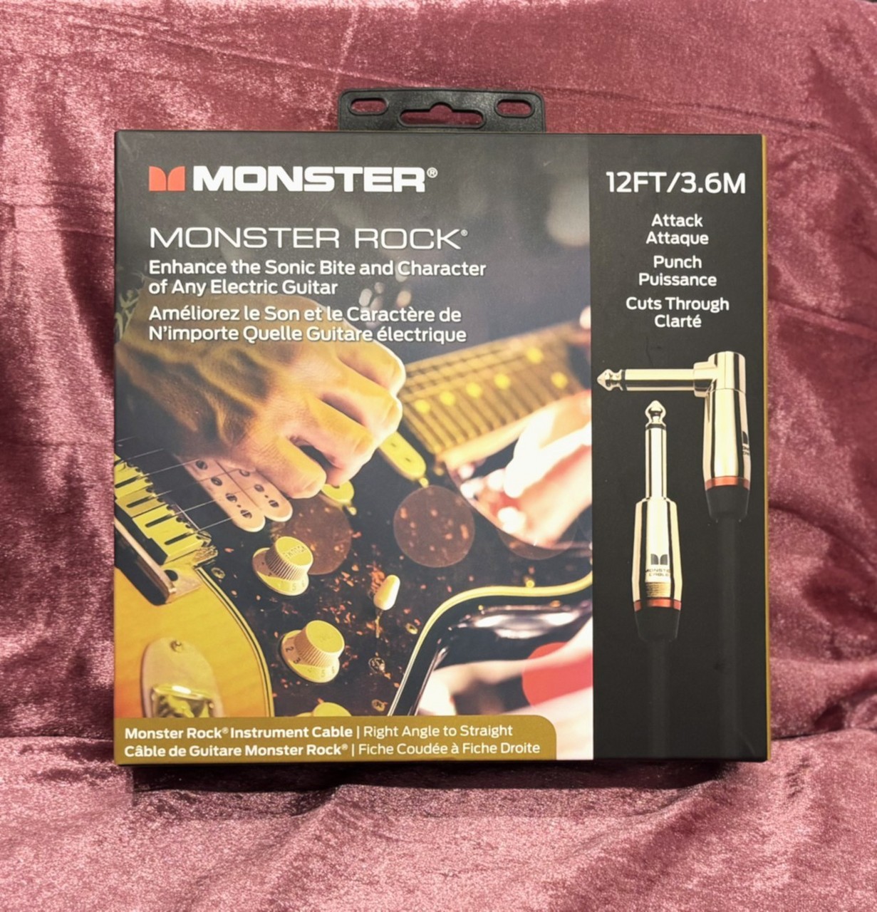 Monster Cable Monster Rock Instrument Cable 12FT 3.6M LS（新品）【楽器検索デジマート】