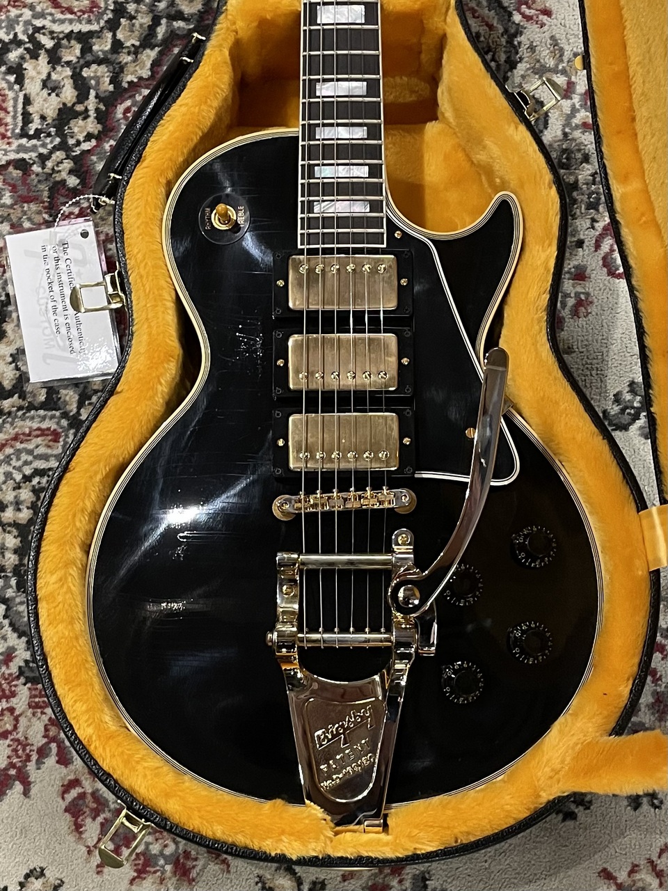 Gibson Custom Shop 【軽量個体!】Murphy Lab 1957 Les Paul Custom 3-PU w/Bigsby ...