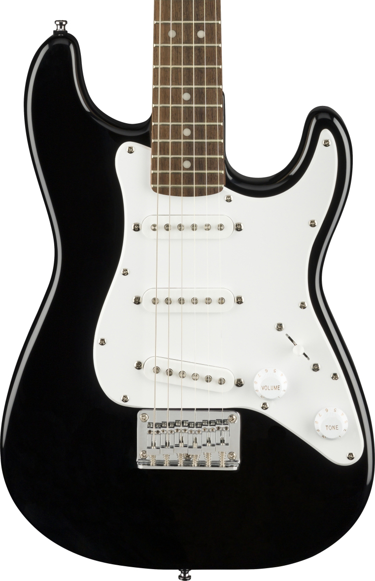 Squier by Fender Mini Stratocaster Laurel Fingerboard (Black)（新品）【楽器検索 ...