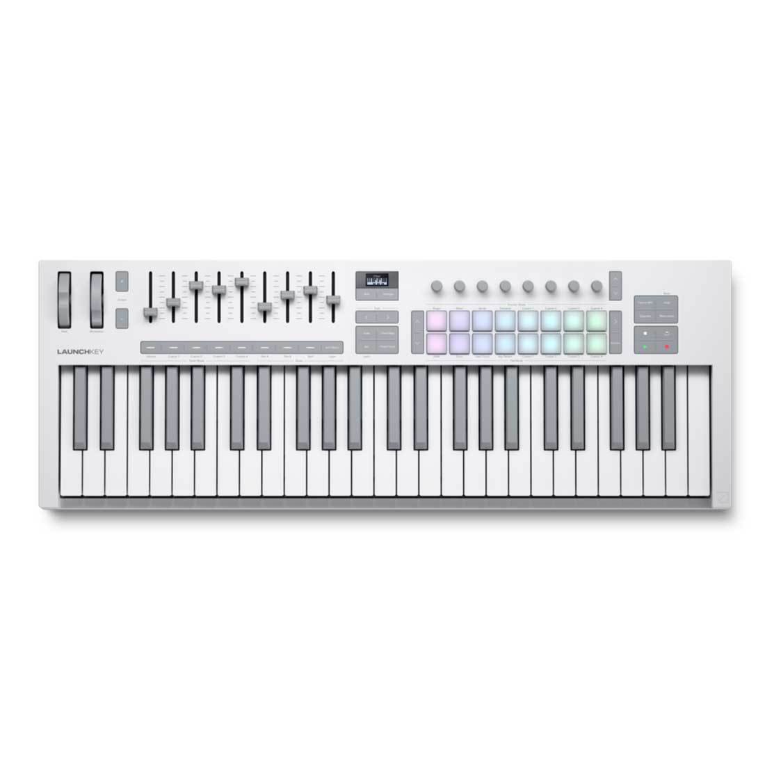 Novation Launchkey 49 Mk4 White 49鍵盤 MIDIキーボード MIDIコントローラー（新品/送料無料）【楽器 ...