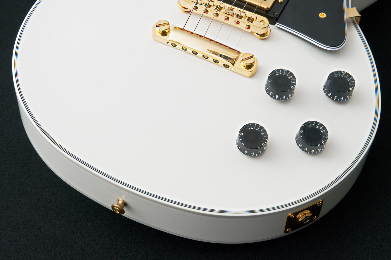 Gibson Custom Shop Les Paul Custom w/ Ebony Fingerboard Gloss- Alpine White- 【4.49kg】【48回無金利】（新品 ...