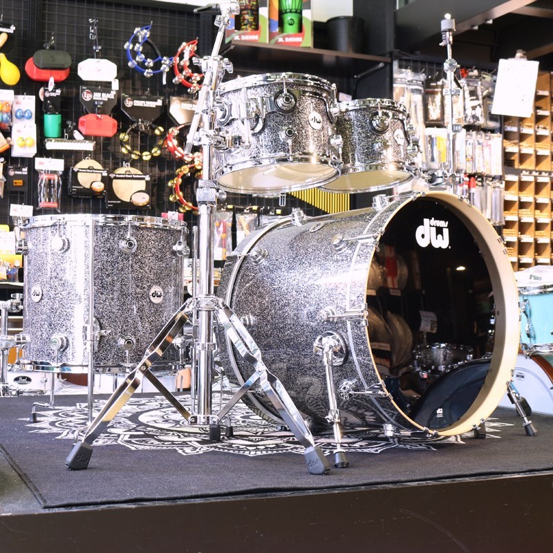 dw Collector's Pure Maple 4pc Drum Kit [BD22，FT16，TT12&10 / Black Galaxy]（新品/送料無料）【楽器検索デジマート】