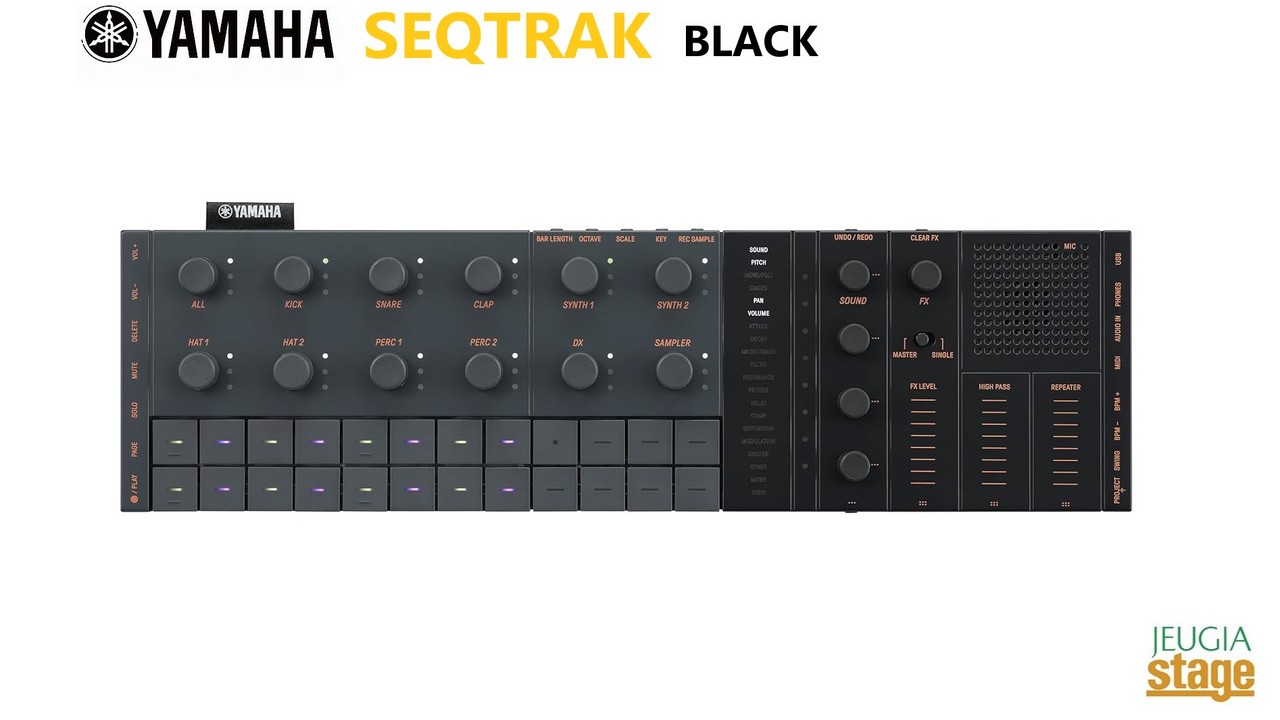 YAMAHA SEQTRAK BLACK（新品特価）【楽器検索デジマート】
