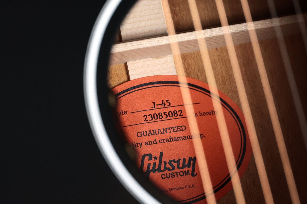 Gibson ISHIBASHI PSL J-45 Standard "Snake Skin Top" Cobra Burst【SN ...