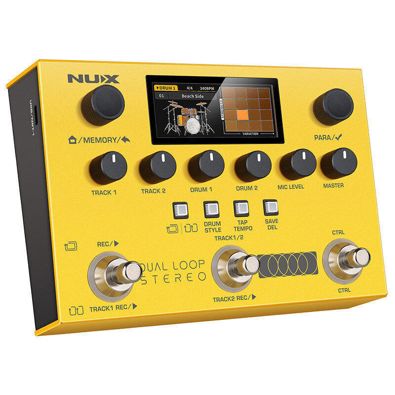 nu-x Dual Loop Stereo NU-X Dual Loop Stereo Pedal デュアルトラック・ループペダル ニュー ...