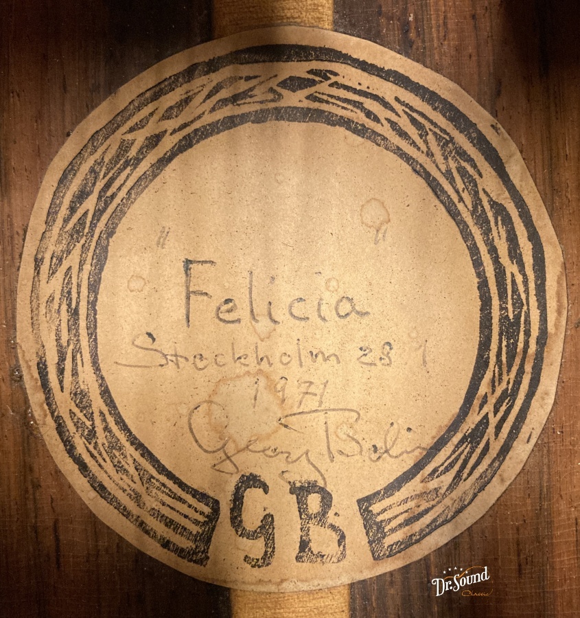 Georg Bolin ゲオルク・ボーリン 松・ハカランダ 1971年製（中古）【楽器検索デジマート】