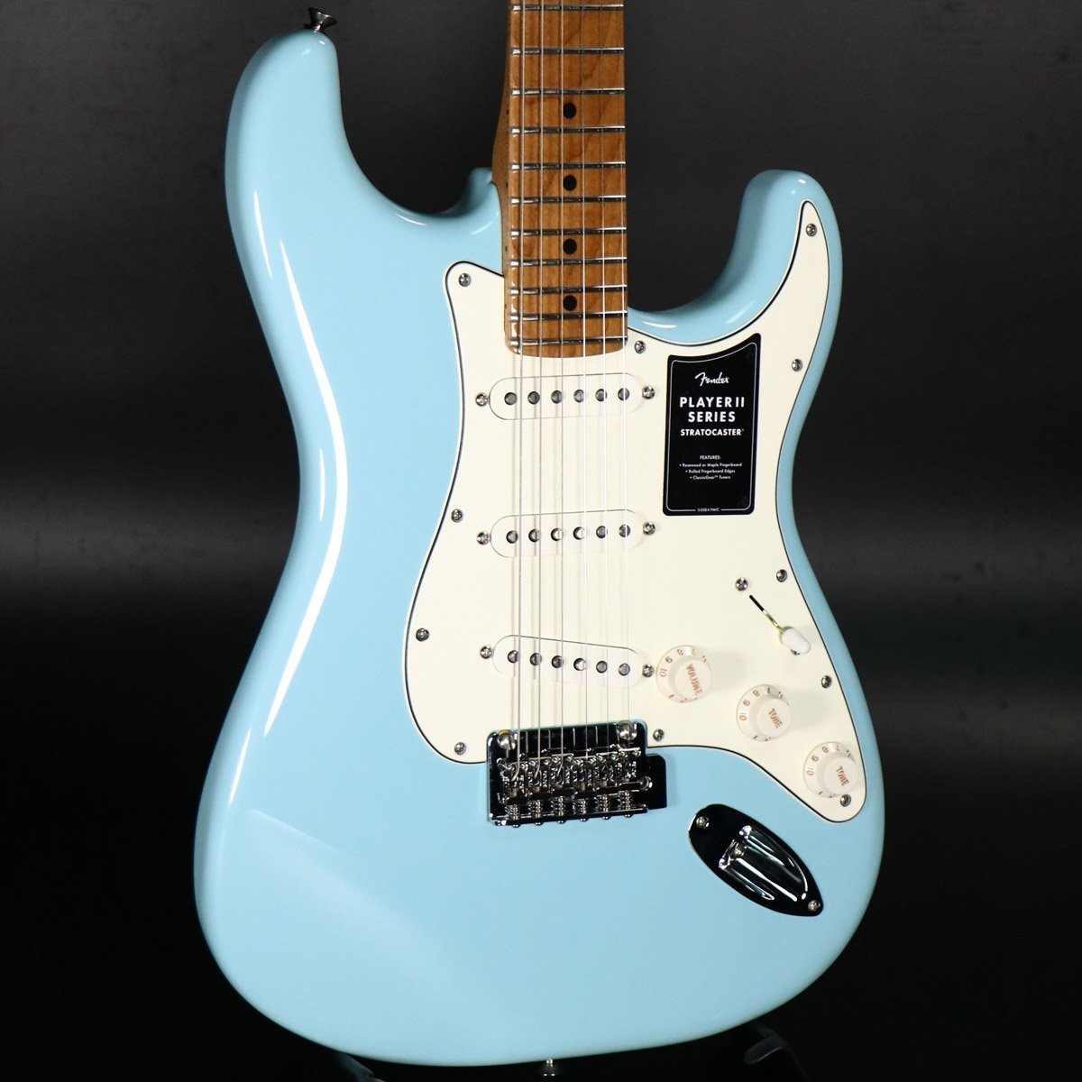 Fender Limited Player II Stratocaster Roasted Maple Neck Sonic Blue Fat ...