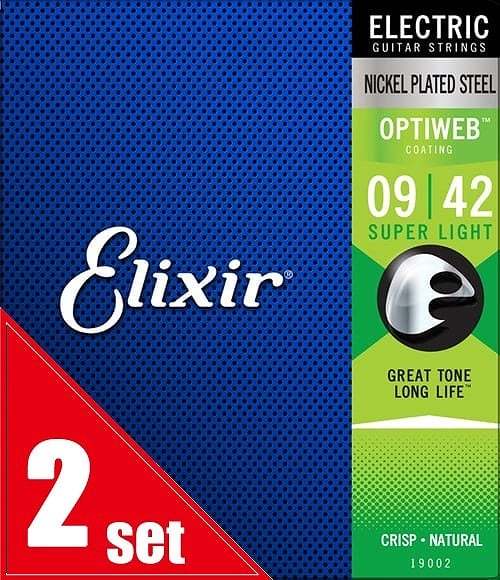 Elixir ＃19002 OPTIWEB Super Light 09-42 2set エレキギター弦【福岡パルコ店】（新品）【楽器検索デジマート】