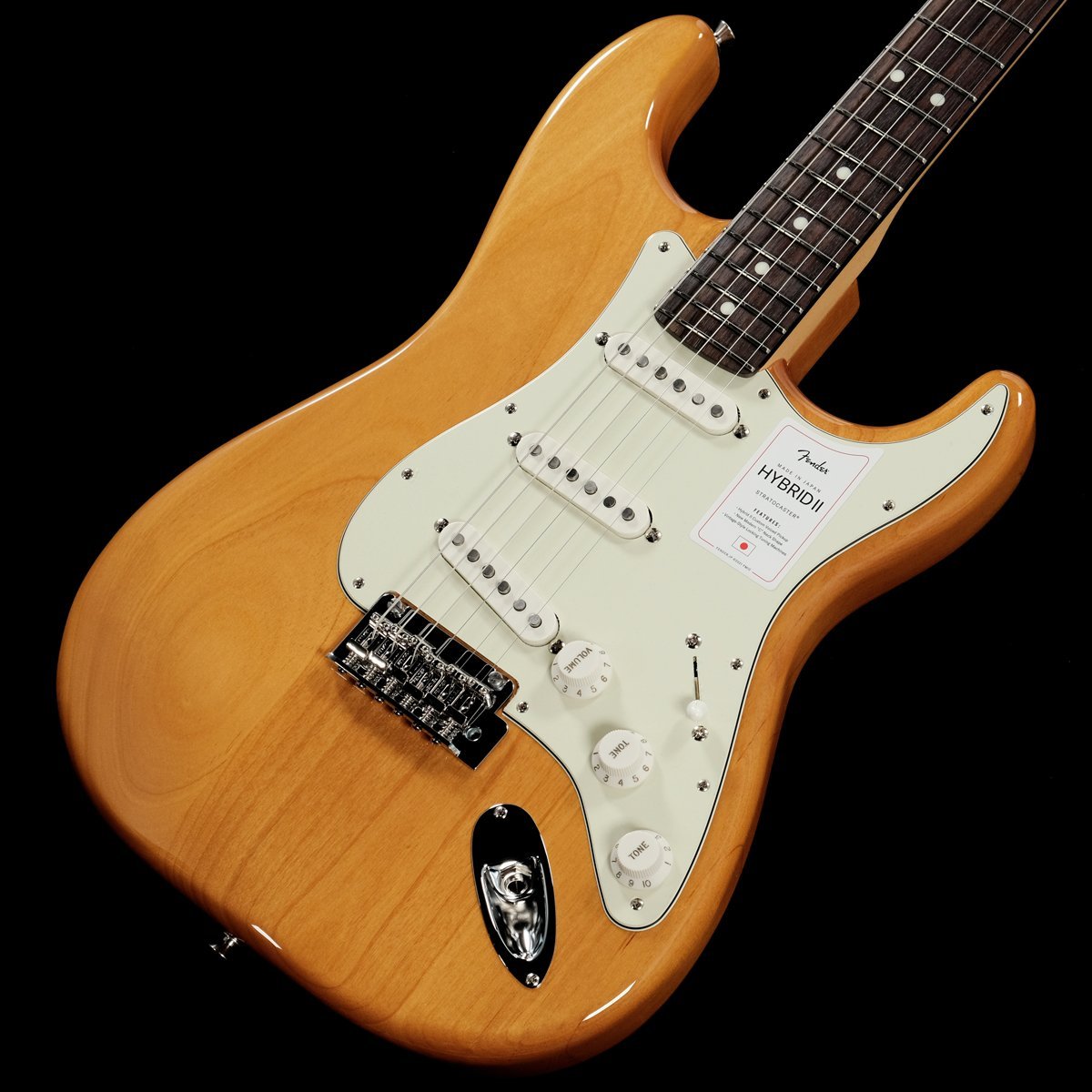 Fender Made in Japan Hybrid II Stratocaster Rosewood Fingerboard Vintage Natural(重量:3.41kg)【渋谷店 ...