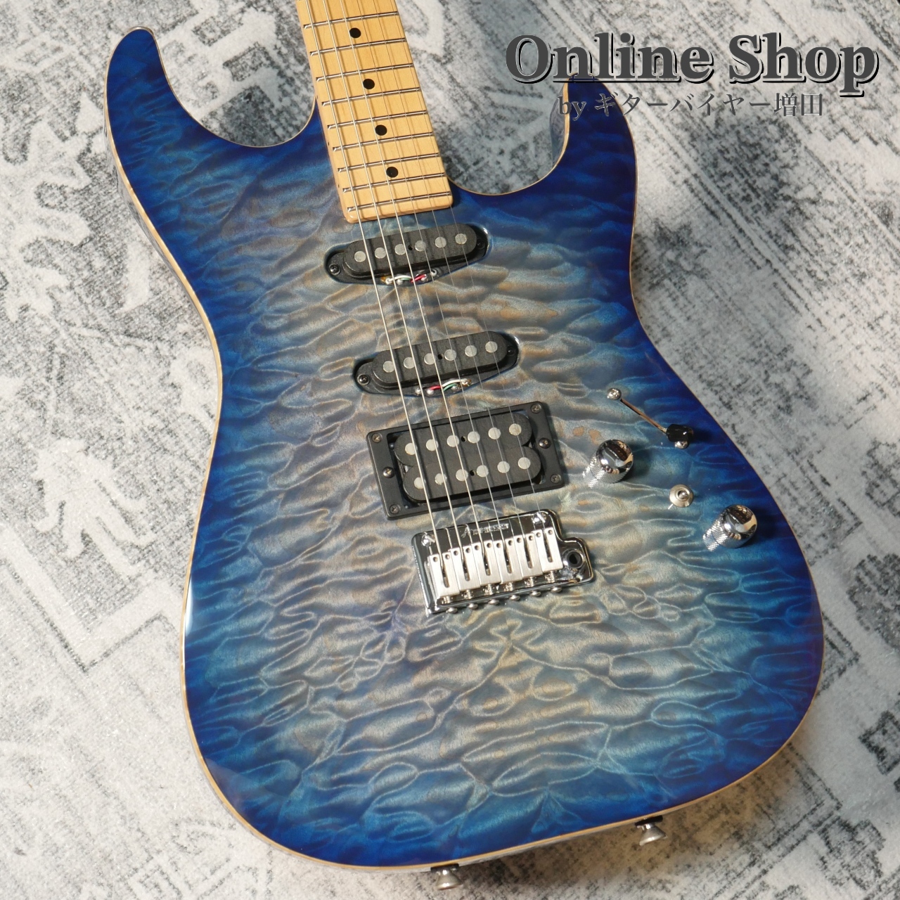 TOM ANDERSON 【試奏動画】2008 Hollow Drop Top Jack's Blue Burst with Binding（中古）【楽器検索デジマート】