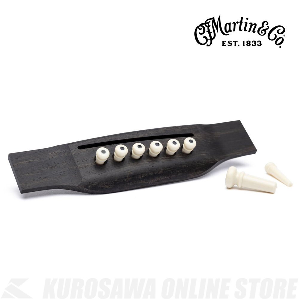 Martin PINSET WHITE/BLK DOT[18APP28]《ブリッジピン/エンドピン》（新品）【楽器検索デジマート】