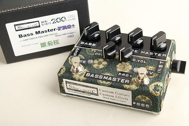 Shin's Music 雛菊桜 BASS MASTER PREAMP PRO+ #865【三木楽器創業200周年記念 限定モデル 桜着物 ...