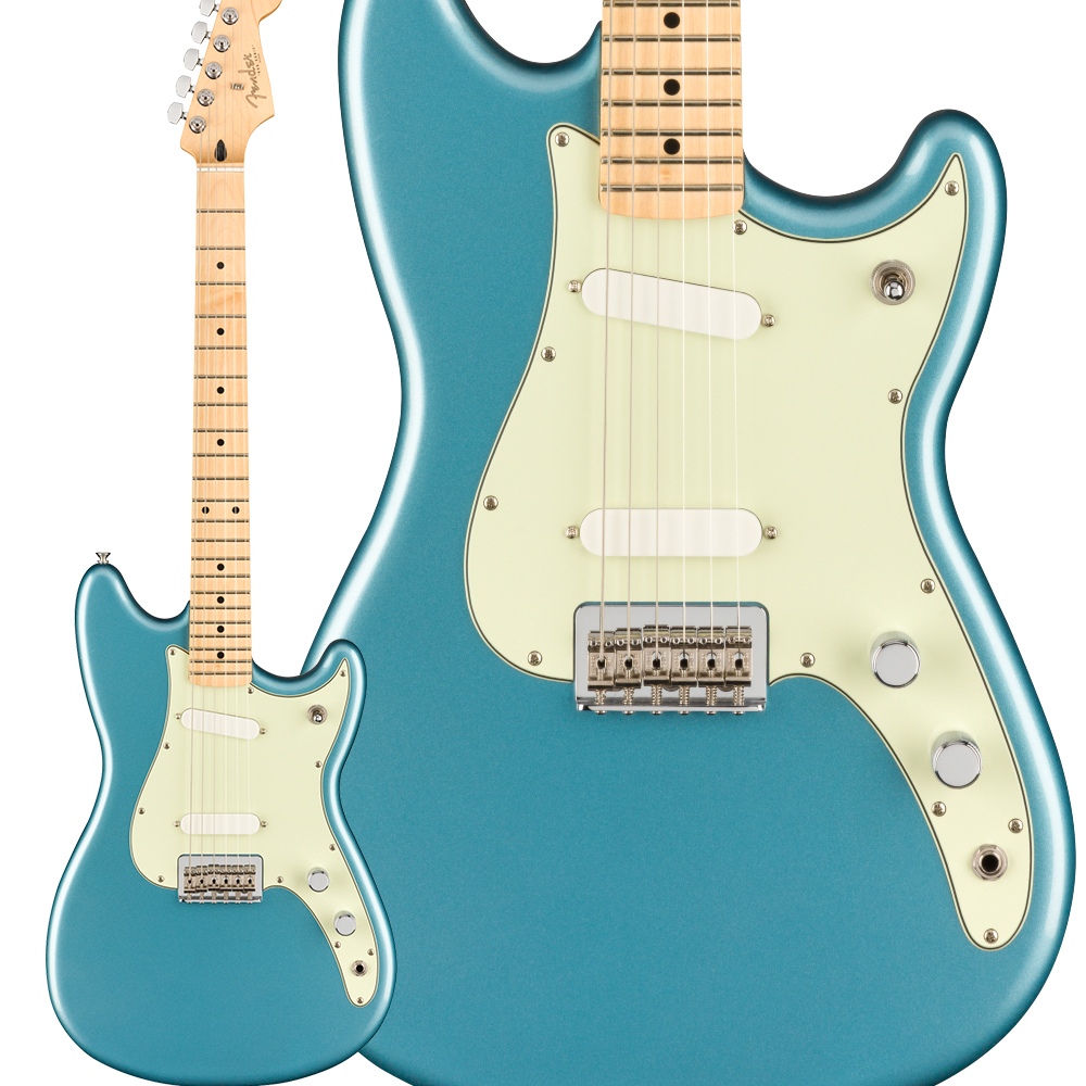 Fender Player Duo Sonic Maple Fingerboard Tidepool エレキギター 【Playerシリーズ ...