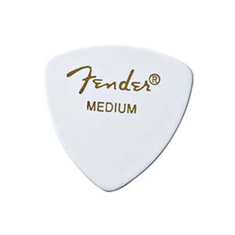 Fender CLASSIC CELLULOID PICKS， 346 SHAPE - 12 PACK【ホワイト/Medium ...