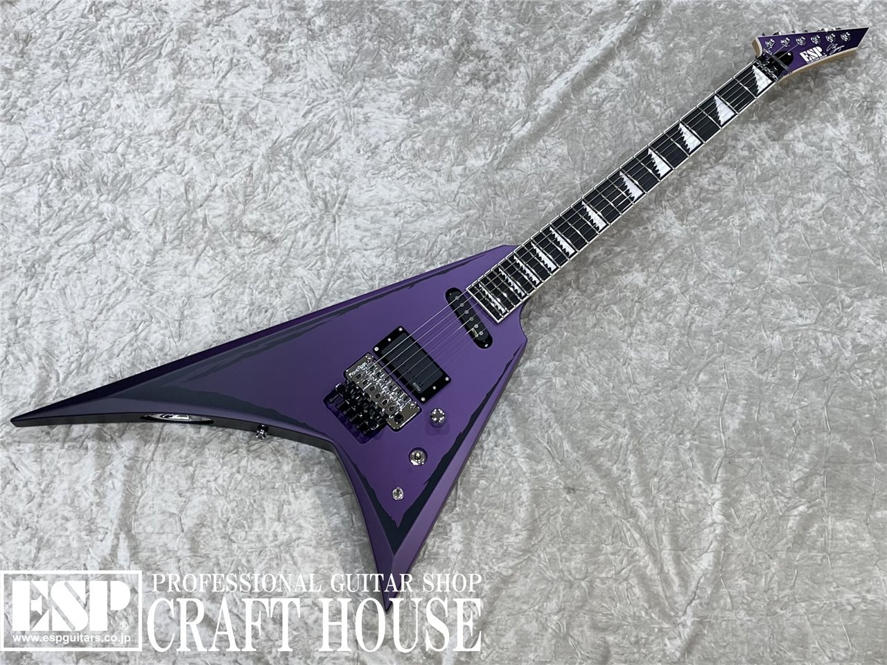 ESP ALEXI RIPPED / Purple Fade Satin w/Ripped Pinstripes（新品/送料無料）【楽器検索 ...