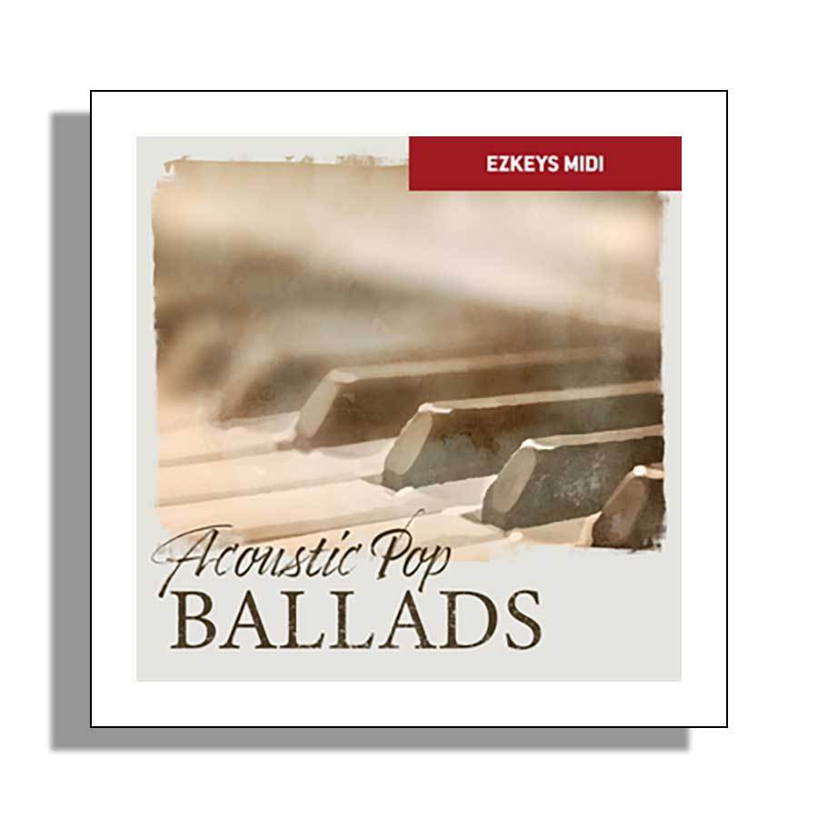 TOONTRACK KEYS MIDI - Acoustic Pop Ballads [EZ KEYS用MIDIライブラリ]C8400 ...