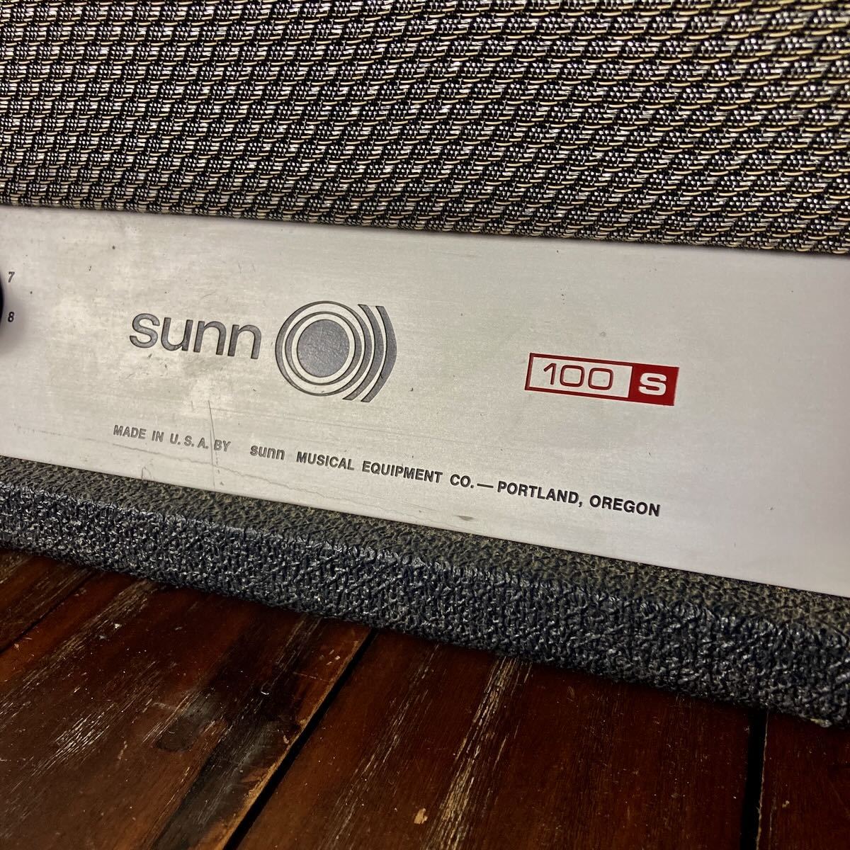 SUNN 100S Head Amp 1960s（ビンテージ）【楽器検索デジマート】