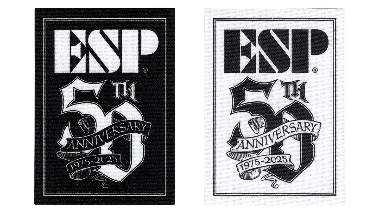 ESP TEXTILE STICKER 50th（新品）【楽器検索デジマート】