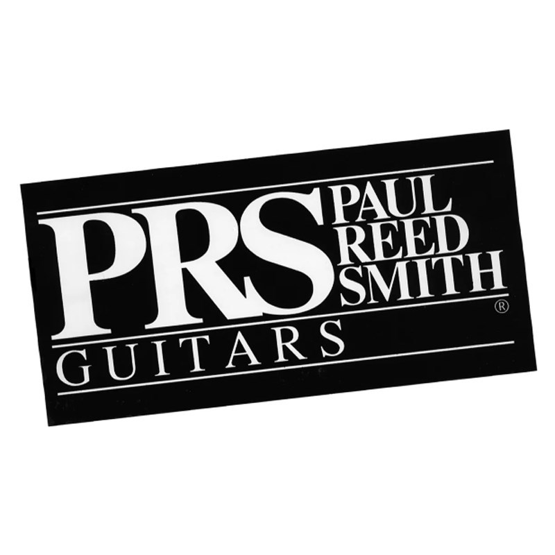 Paul Reed Smith(PRS) PRS BLOCK LOGO STICKER BLACK（新品）【楽器検索デジマート】