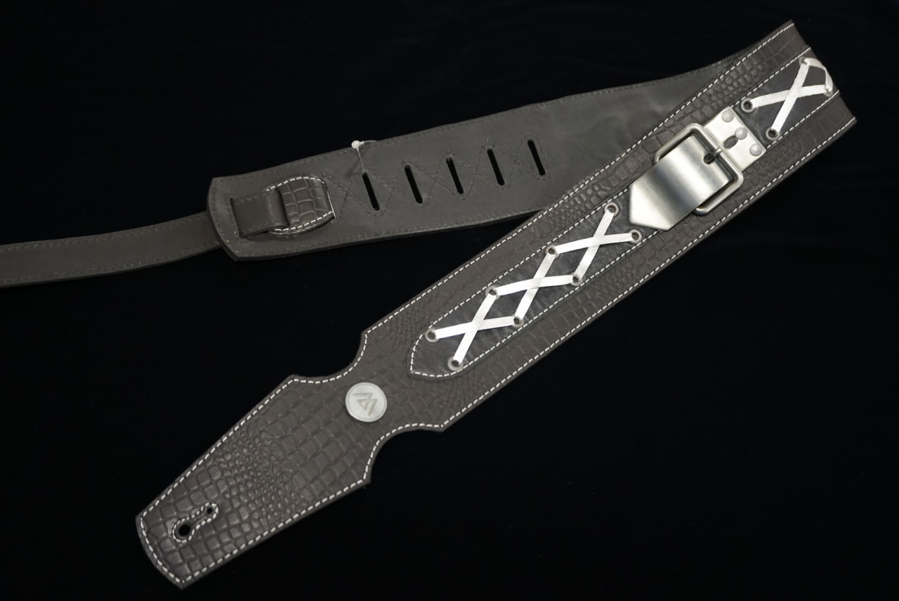 LAMANTA Stage Cordon X Black Leather & Silver Parts LM62NS【1本限り限定大特価 ...