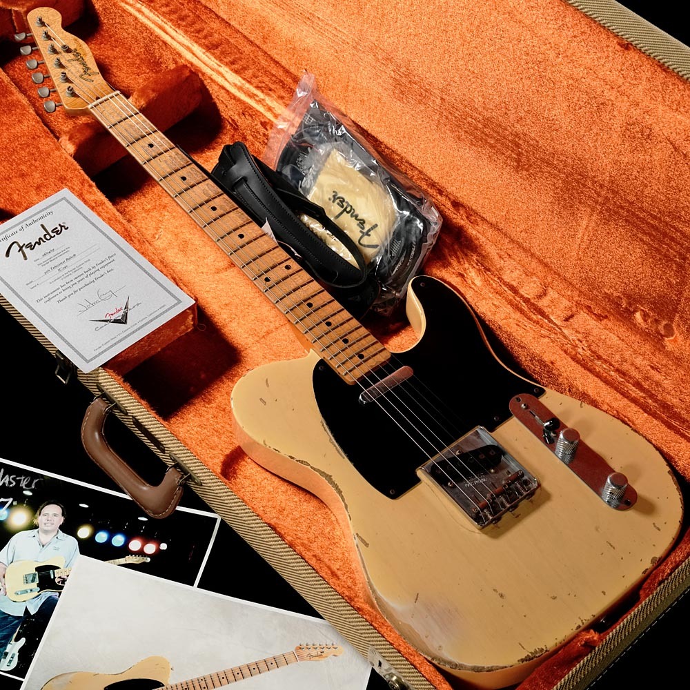 Fender Custom Shop Master Built Series 50s Telecaster Relic Nocaster ...