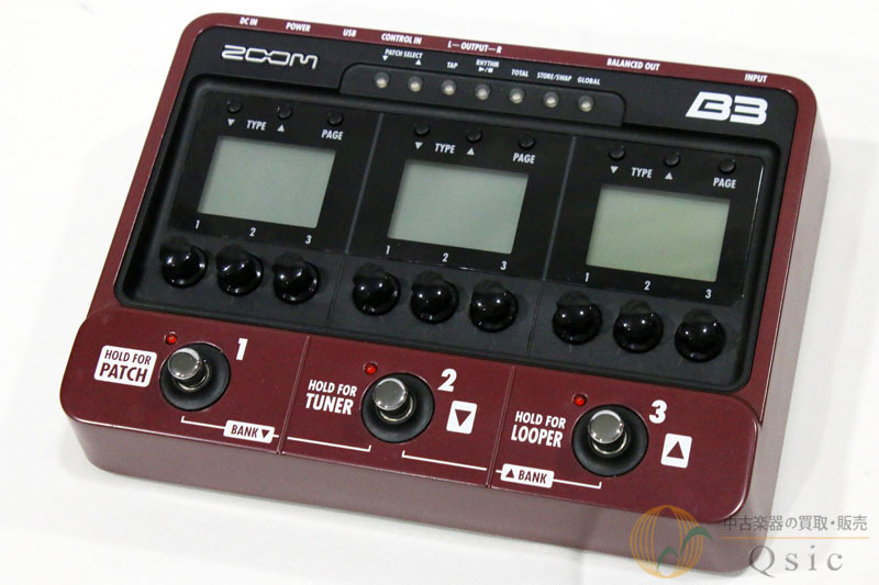 ZOOM B3 [PL094]【神戸店在庫】（中古）【楽器検索デジマート】
