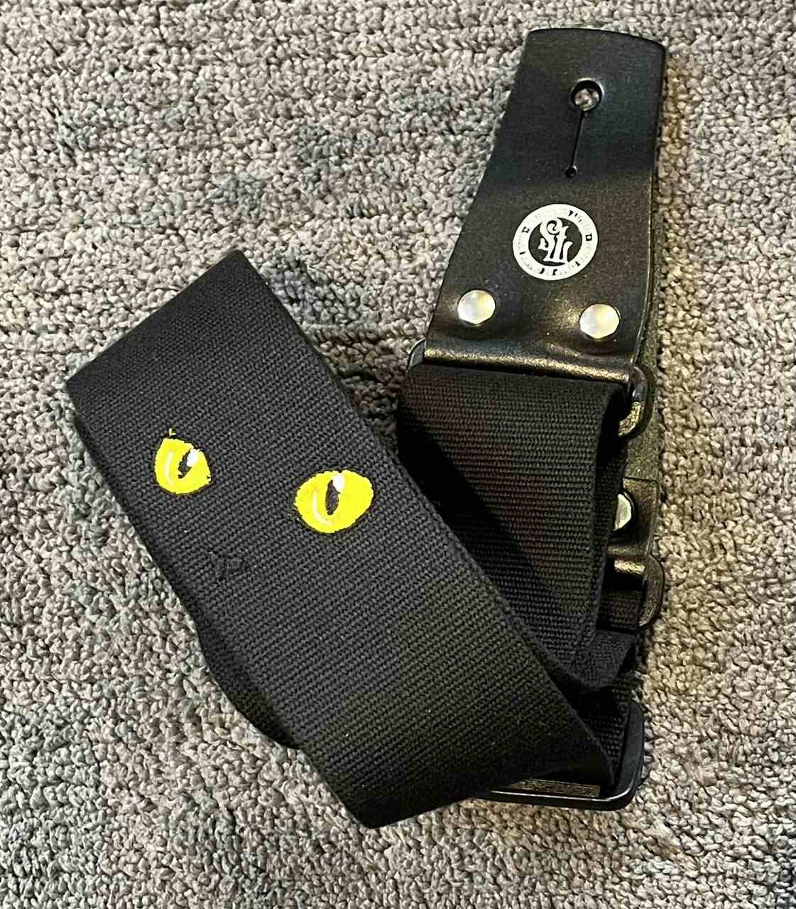 TENDER STRAP TS-2 AC ねこ シトリン (11月)【ギターストラップ】【刺繍ストラップ】（新品）【楽器検索デジマート】
