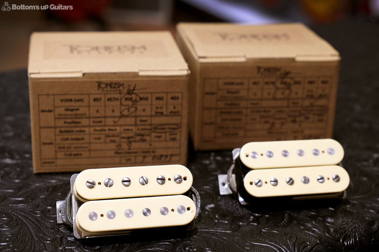 Toneism Pickups VOHB Custom SET (ダブルクリーム) 【当社代表特注品 !! フロント & リアセット】（新品 ...