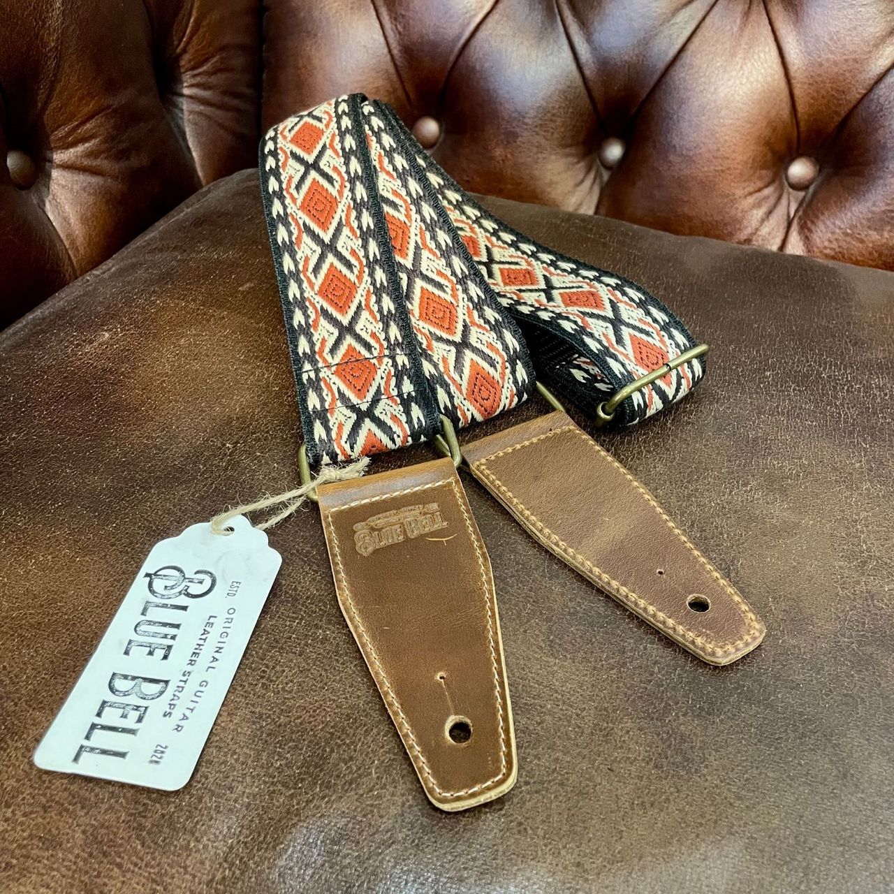 Blue Bell Straps Road Series Strap BBR020 Dark Coffee and Orange（新品/送料 ...