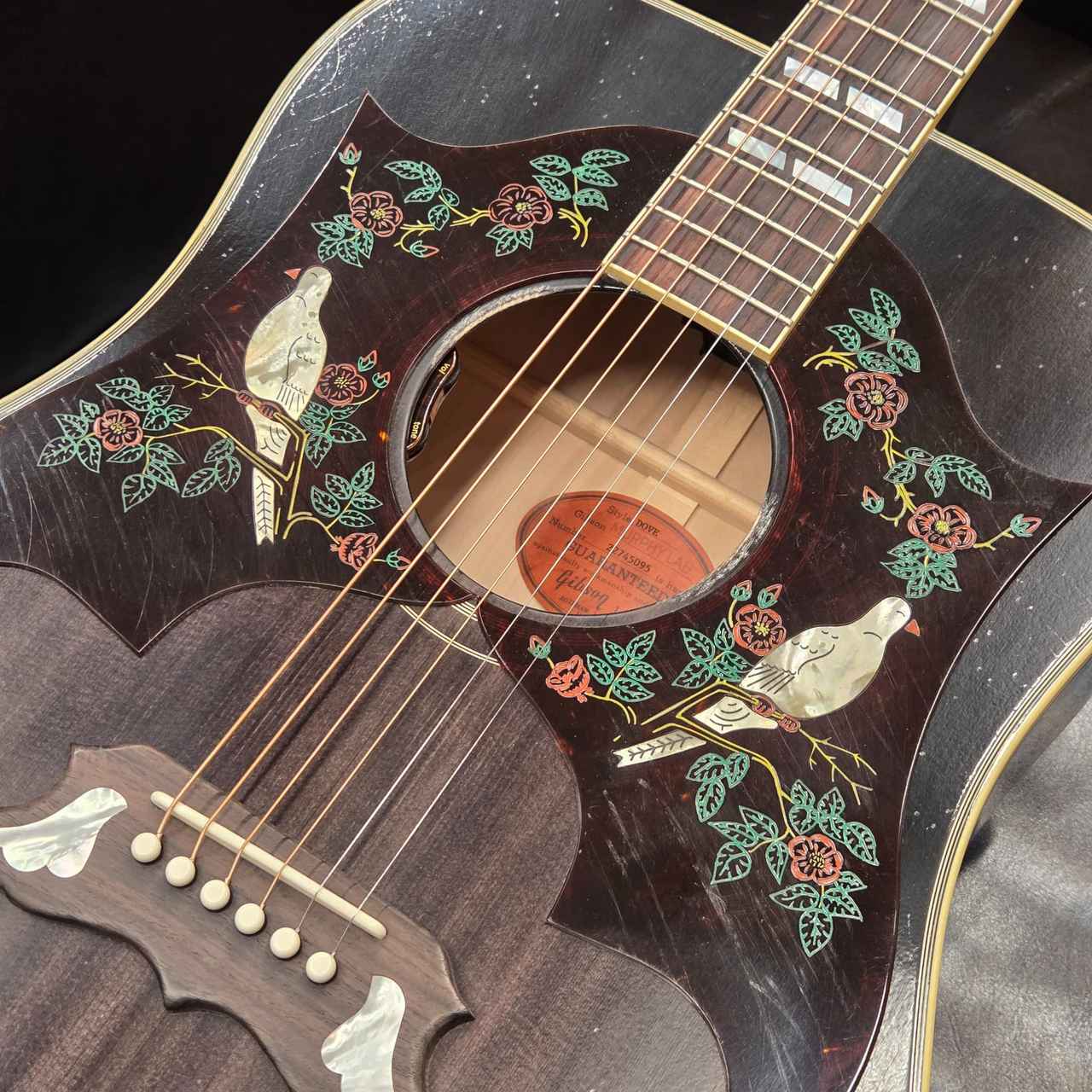 Gibson 【2025年製】Custom Shop Murphy Lab Dove Double Guard Trans Ebony ...