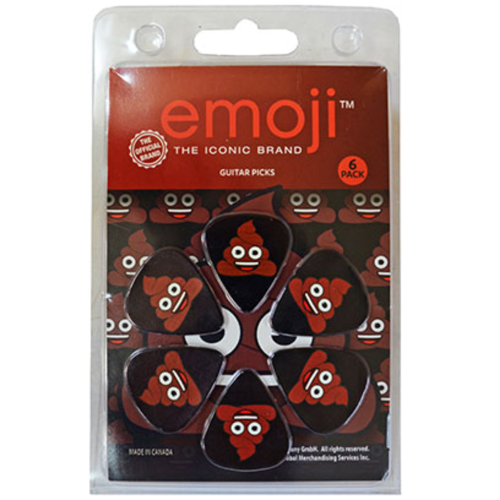 Perri's ペリーズ LP-EMO4 EMOJI POO 6PICKS Guitar Pick ギターピックセット（新品/送料無料）【楽器 ...