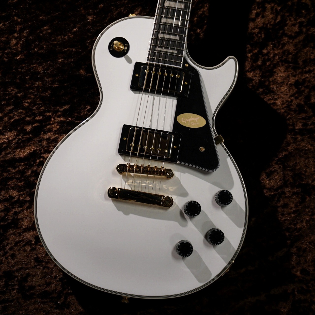 Epiphone Inspired by Gibson Les Paul Custom ~alpine white~ #25011523039 [3.86kg] [送料込] （新品）【楽器検索 ...