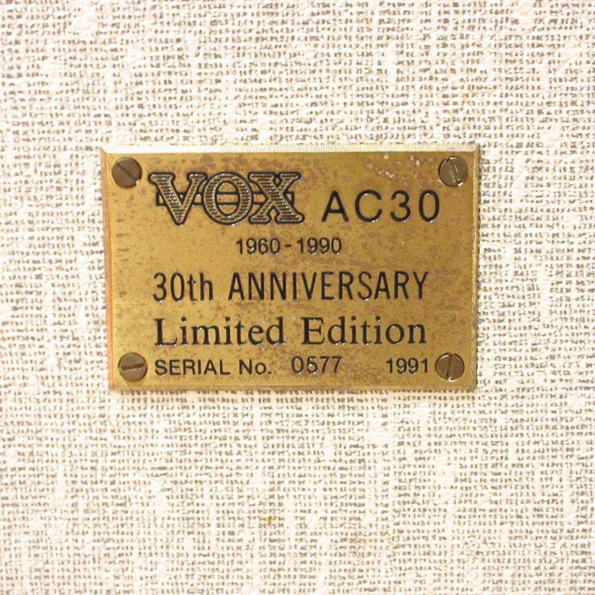 VOX AC30 30th Anniversary Linited Edition ギターアンプ 【横浜店】【値下げ】（中古/送料無料）【楽器 ...