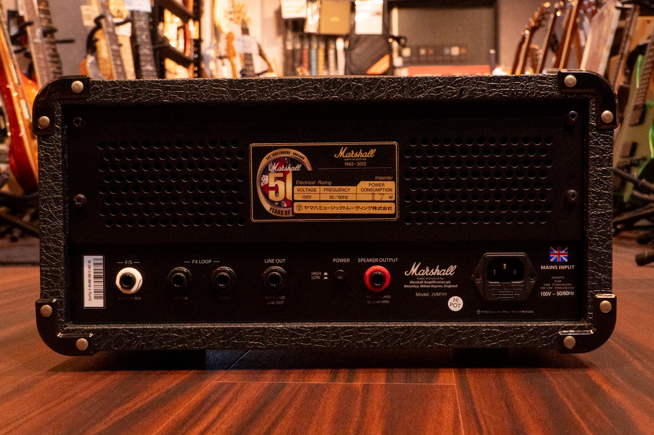 Marshall JVM-1H Marshall 50th Anniversary MODEL【TONIQ横浜】（中古/送料無料）【楽器検索 ...