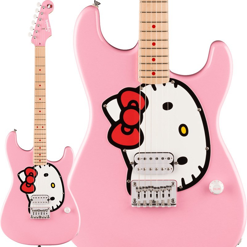 Squier by Fender Limited Edition Hello Kitty Stratocaster (Pink)（新品）【楽器 ...