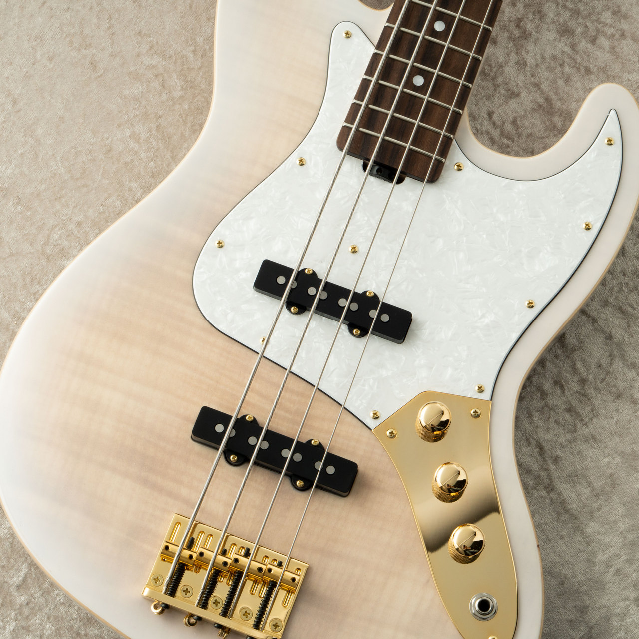 SCHECTER CB-1-AS-FM -Blonde w/Gold Parts- #S2501273 【限定生産モデル】（新品/送料無料 ...